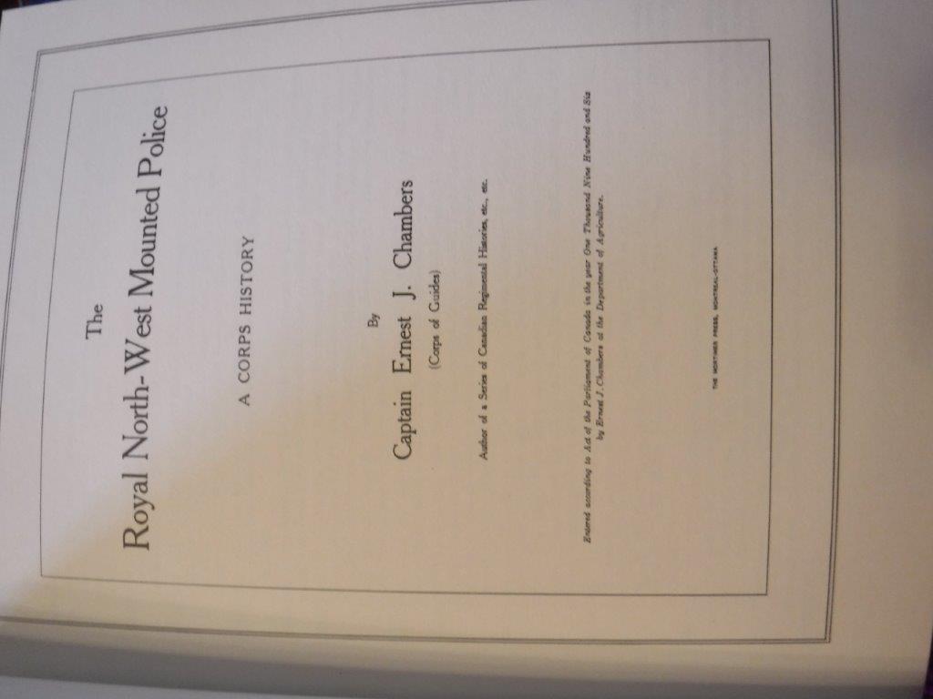 Royal North-West Mounted Police : A Corps History
