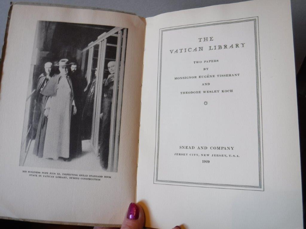 The Vatican Library: Two Papers