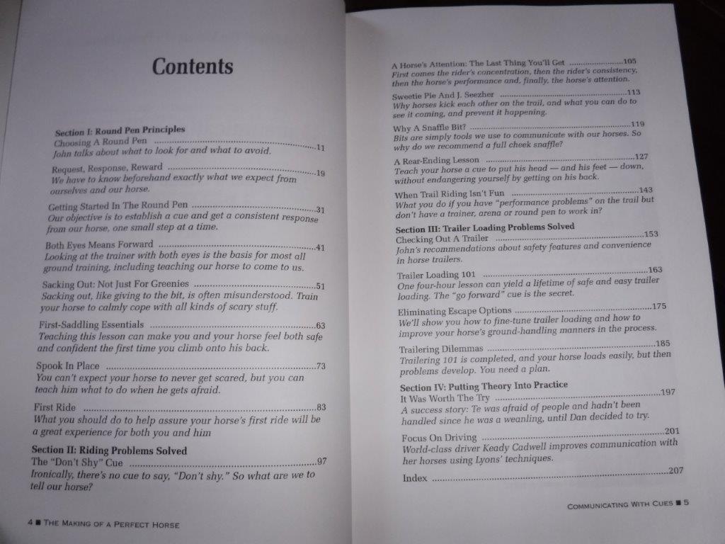 John Lyons' The Making of A Perfect Horse -Communicating With Cues: The ...