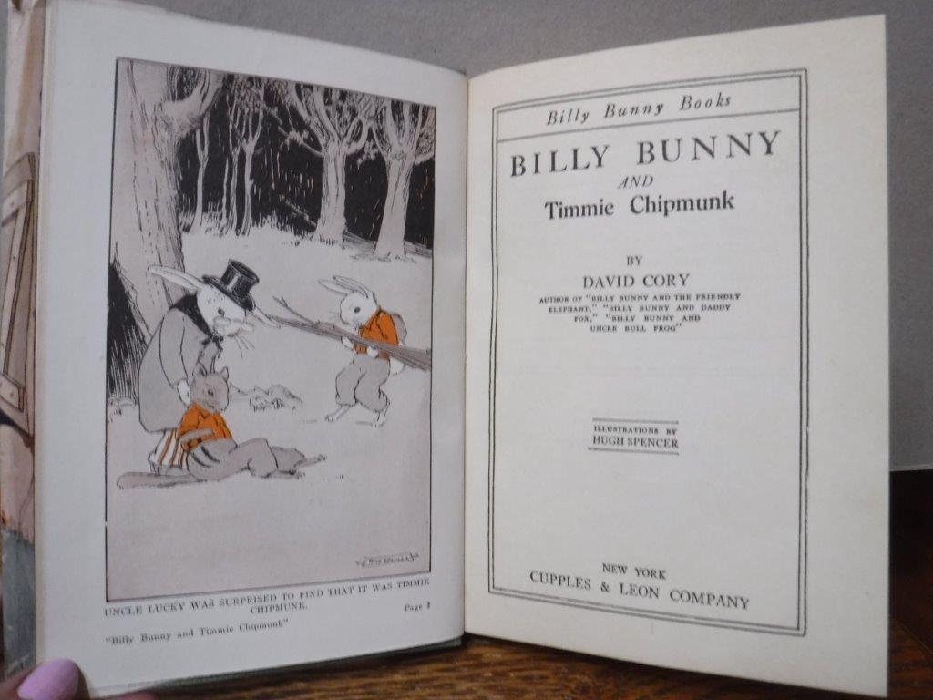 Billy Bunny and Timmie Chipmunk