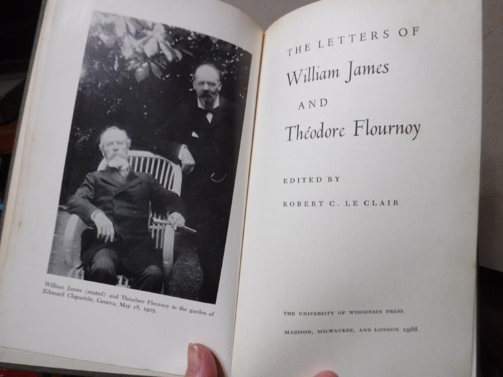 The Letters of William James and Theodore Flournoy