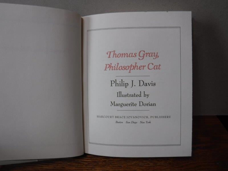 Thomas Gray: Philosopher Cat