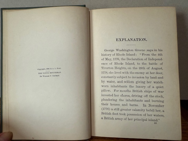 The Young Minuteman: A Story of the Capture of General Prescott in 1777