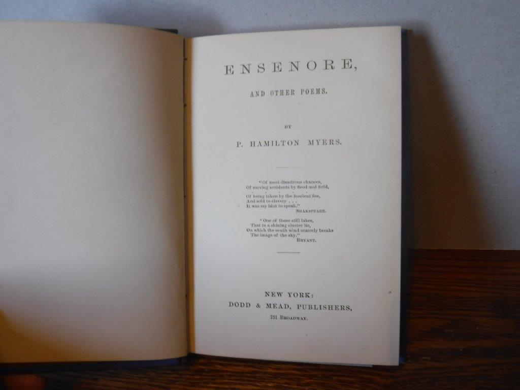 Ensenore, and Other Poems
