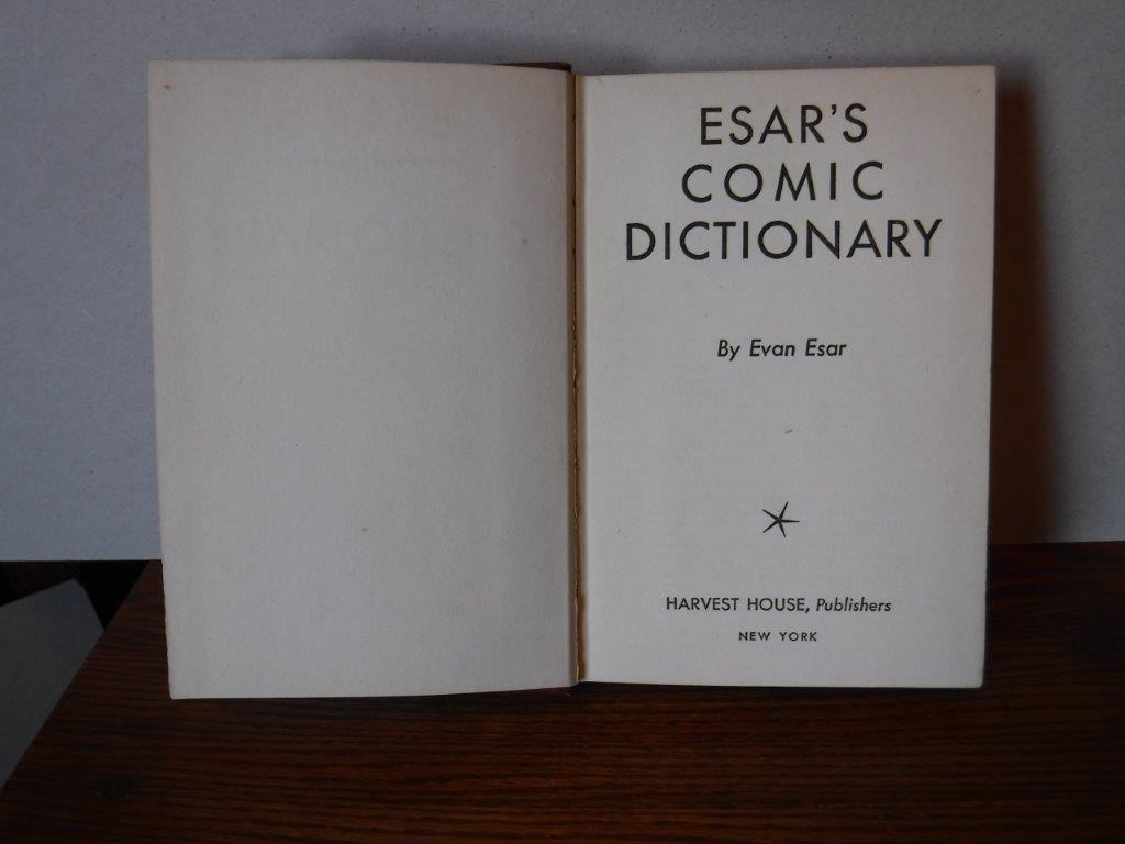 Esar's Comic Dictionary