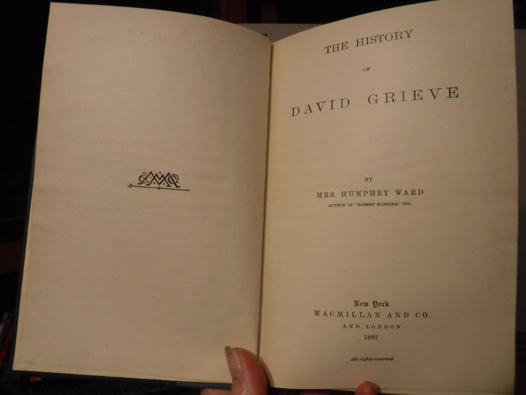 The History of David Grieve