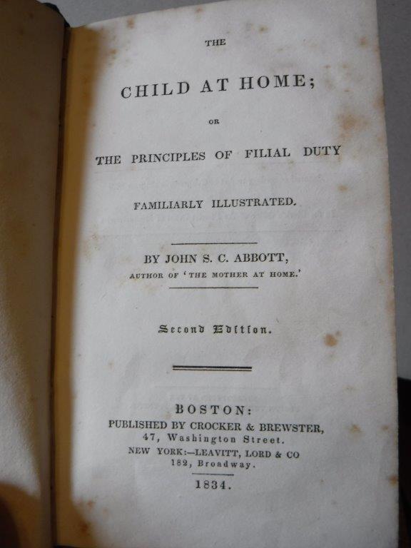 The Child at Home or the Principles of Filial Duty