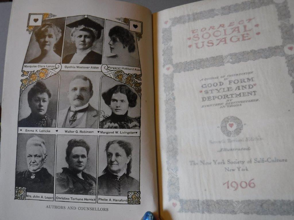 Correct Social Usage - A Course of Instruction in Good Form, Style and ...