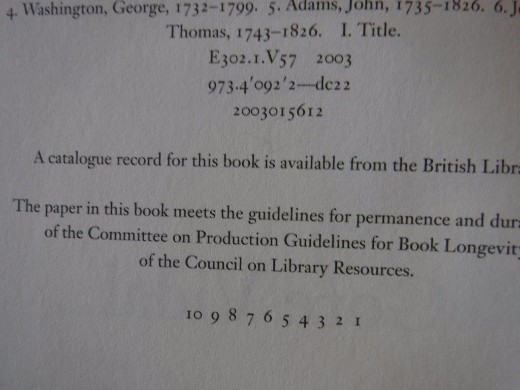 Inventing a Nation: Washington, Adams, Jefferson