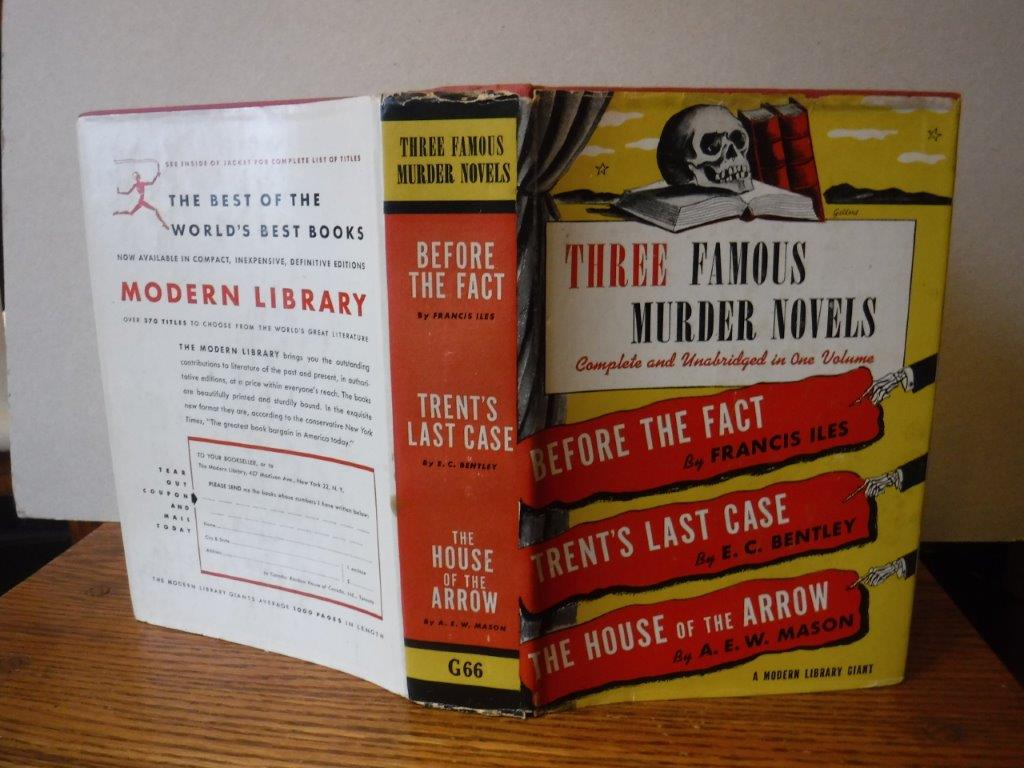 Three Famous Murder Novels: Before the Fact, Trent's Last Case, the ...